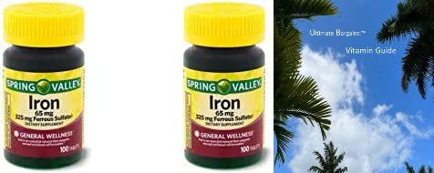 Spring Health Valley iron tablets pack