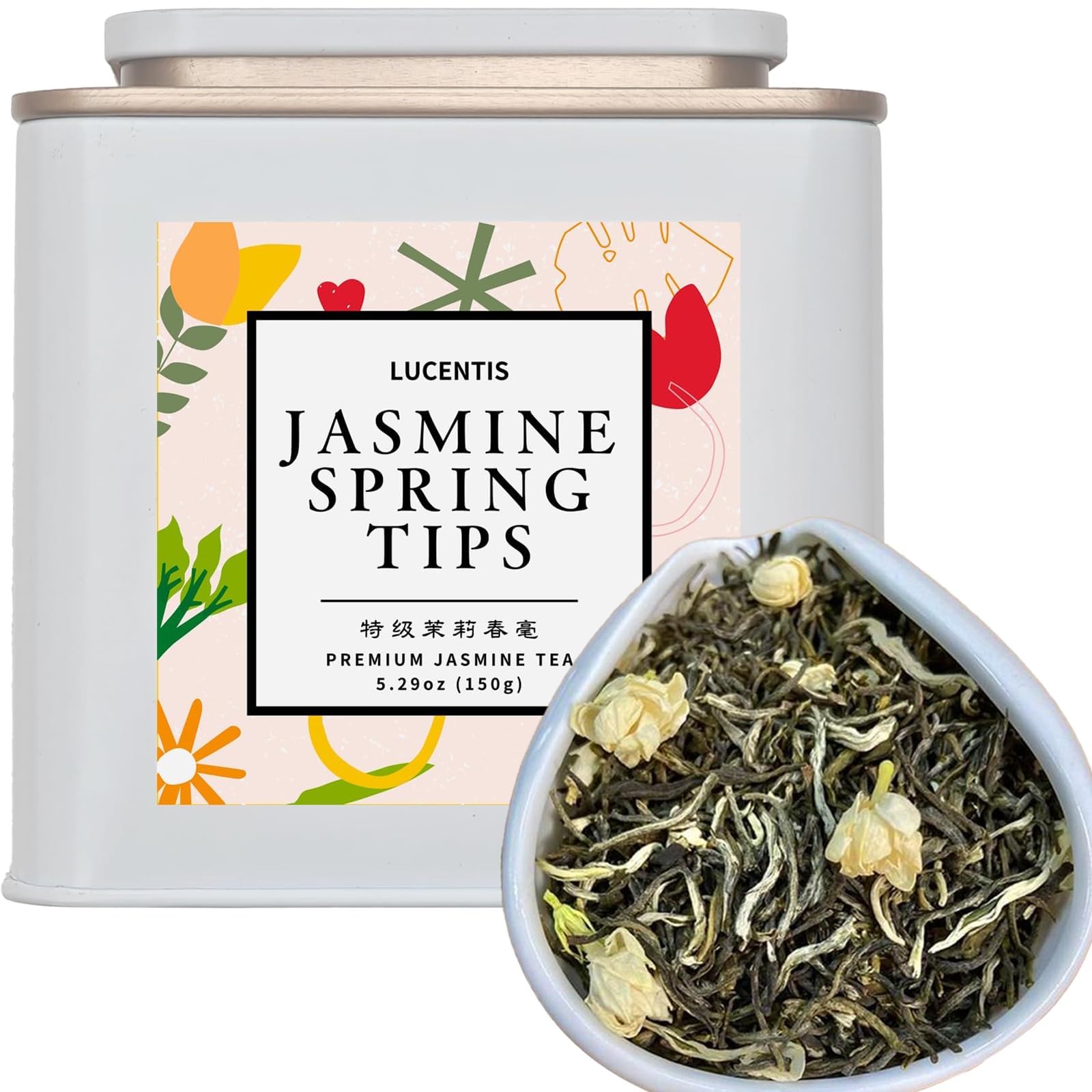 Spring Tips jasmine green tea loose leaf
