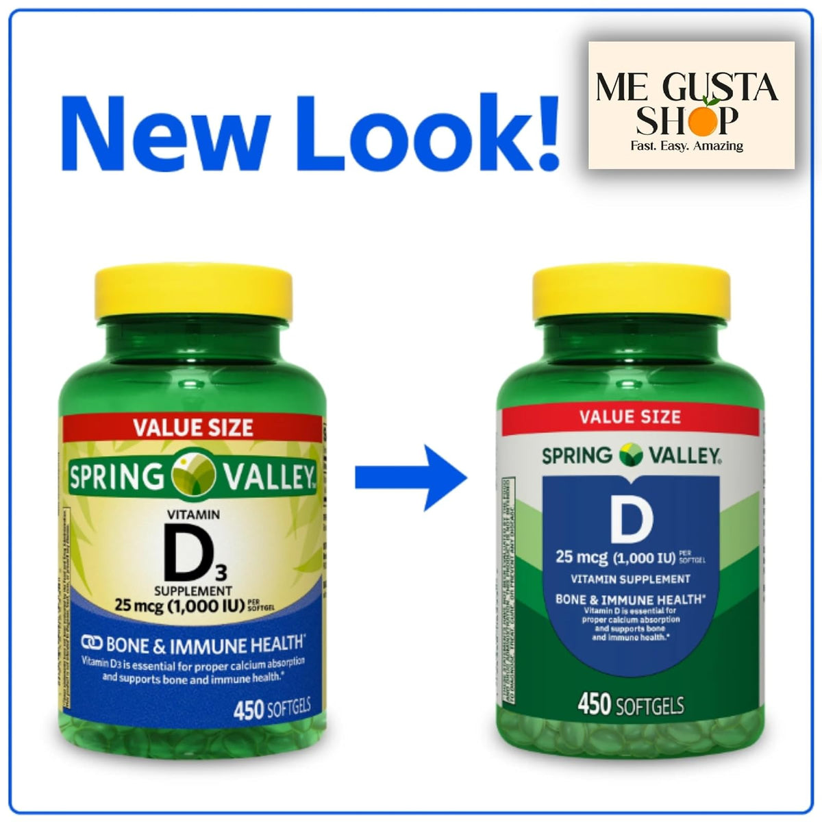 Spring Valley 450 softgels value pack