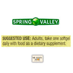 Spring Valley 60 softgels for easy supplementation