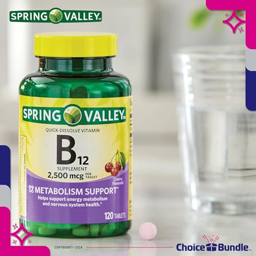 Spring Valley B12 for immune support
