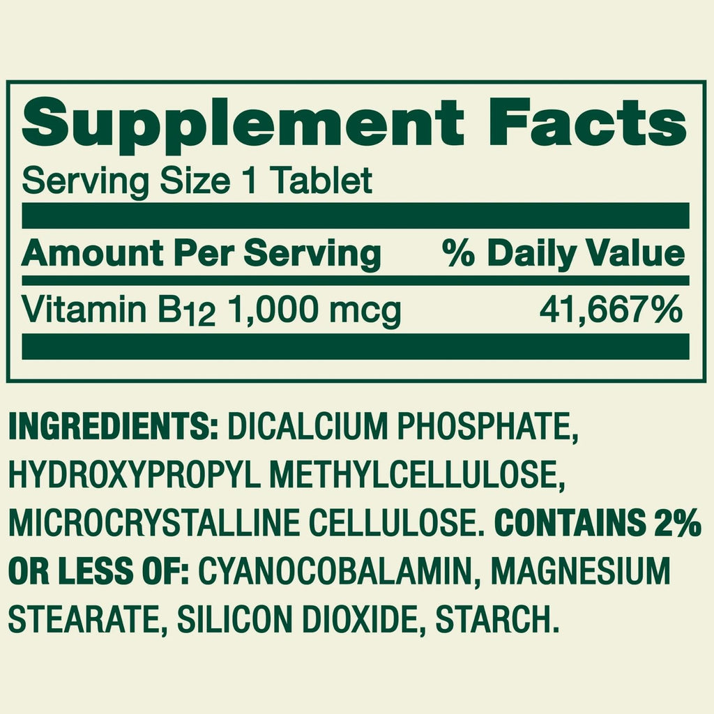 Spring Valley B12 for vitality