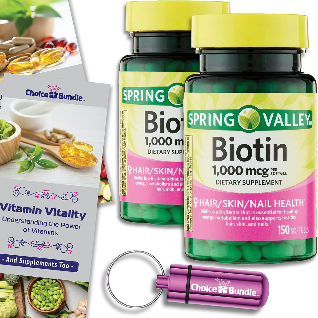 Spring Valley biotin softgels for hair