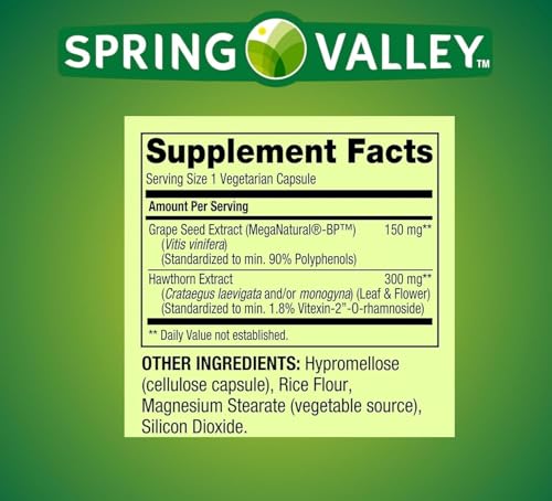 Spring Valley blood pressure capsules