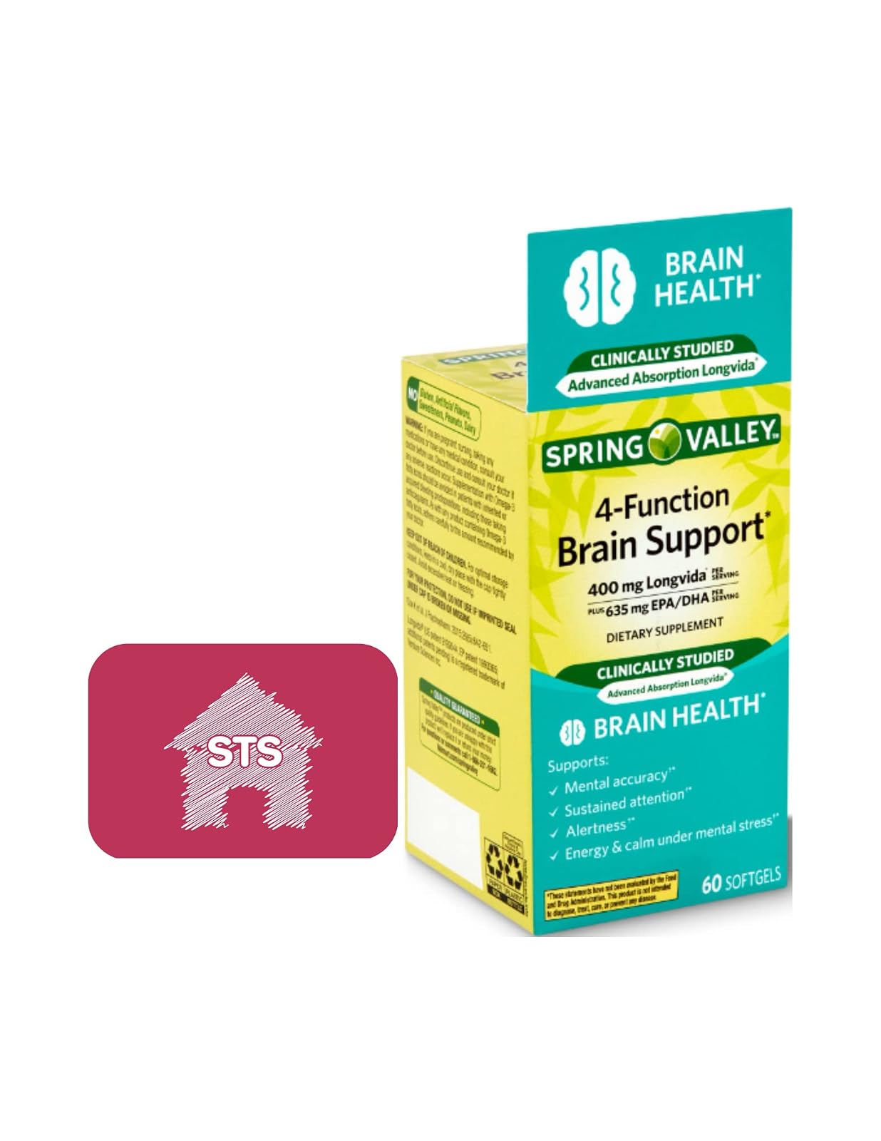 Spring Valley Brain Support capsules