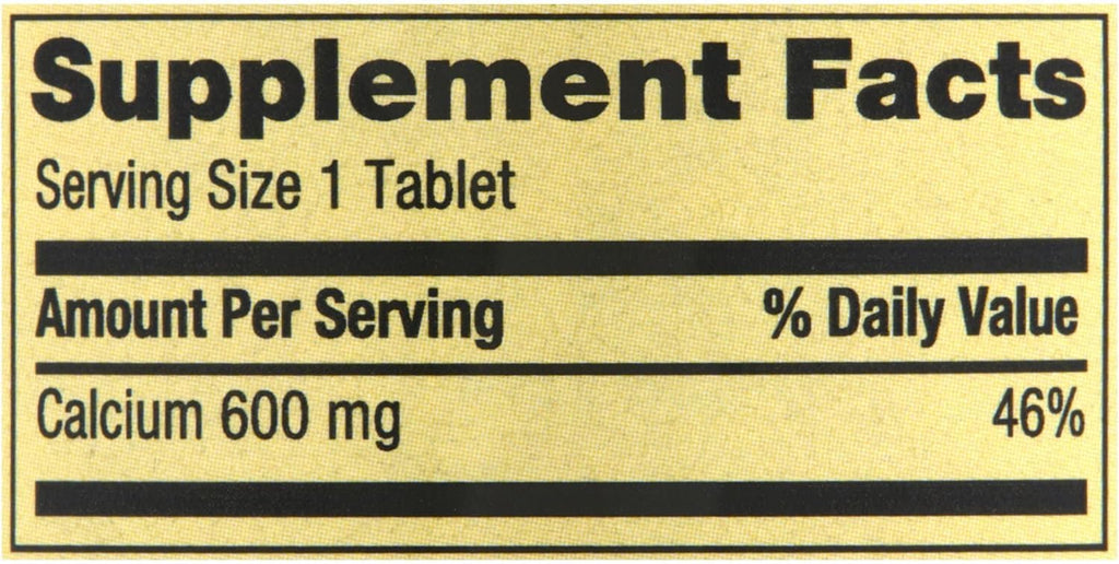 Spring Valley calcium for healthy aging