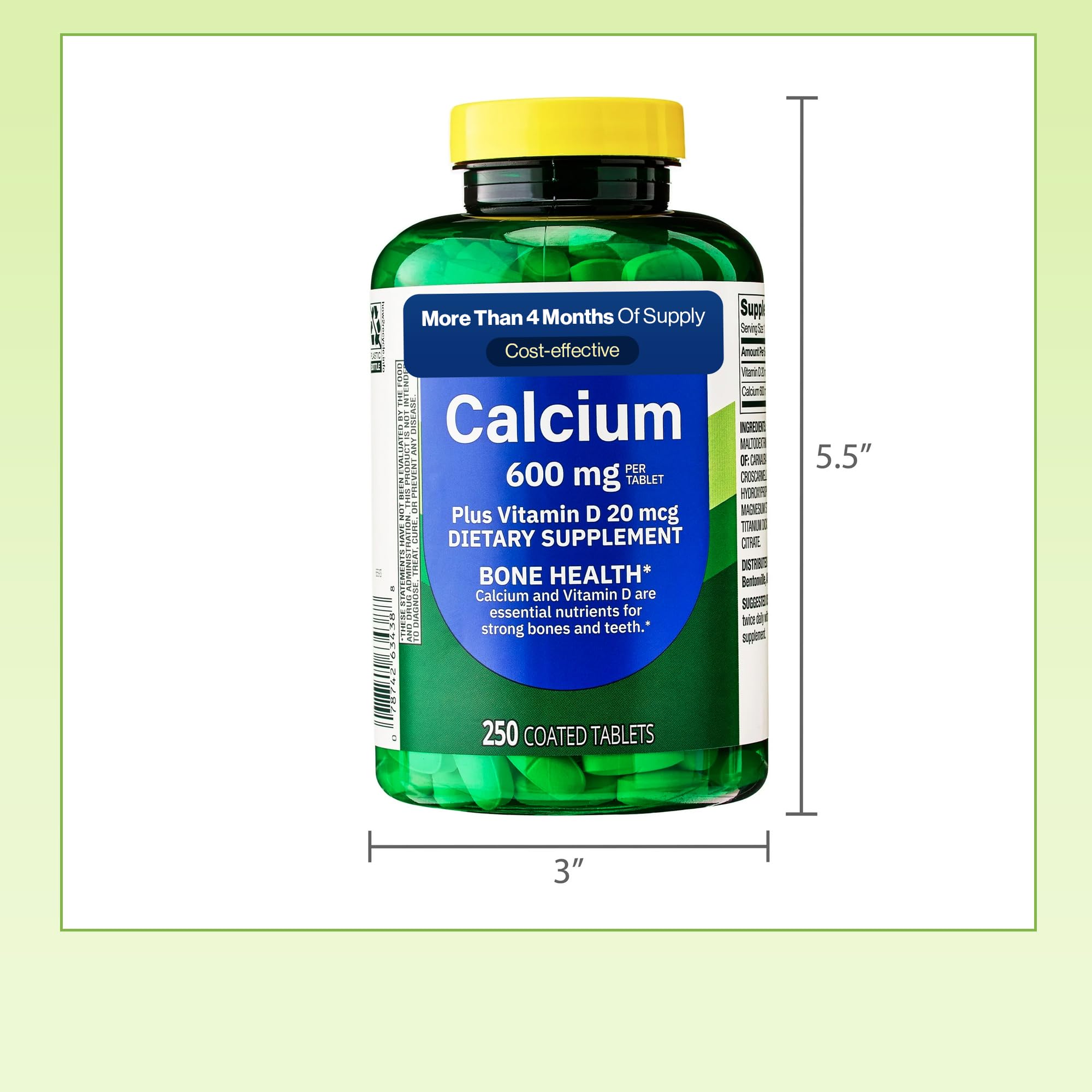Spring Valley calcium for optimal wellness