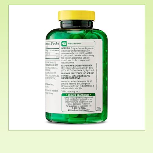 Spring Valley calcium for overall health