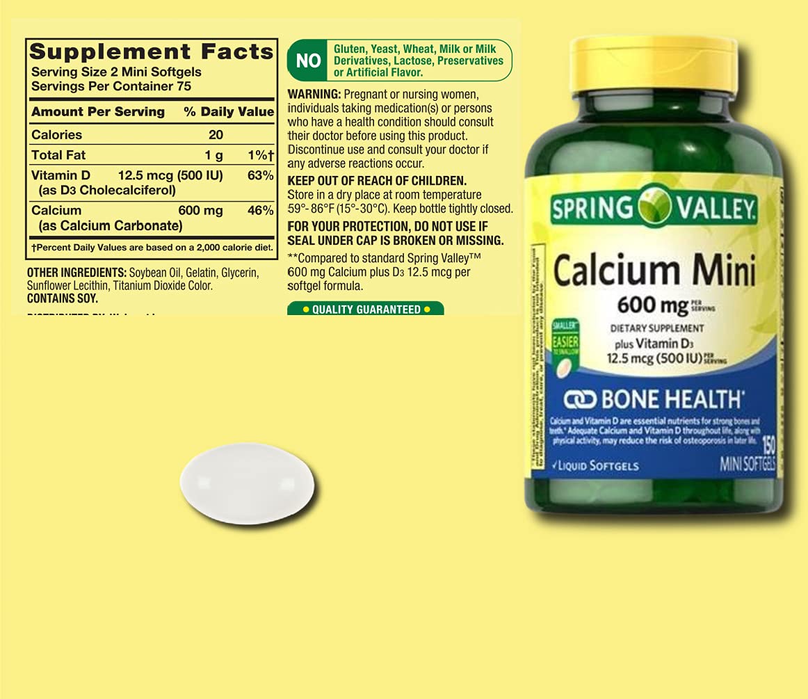 Spring Valley calcium for strong bones