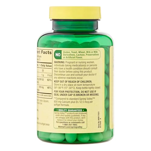 Spring Valley calcium for strong teeth
