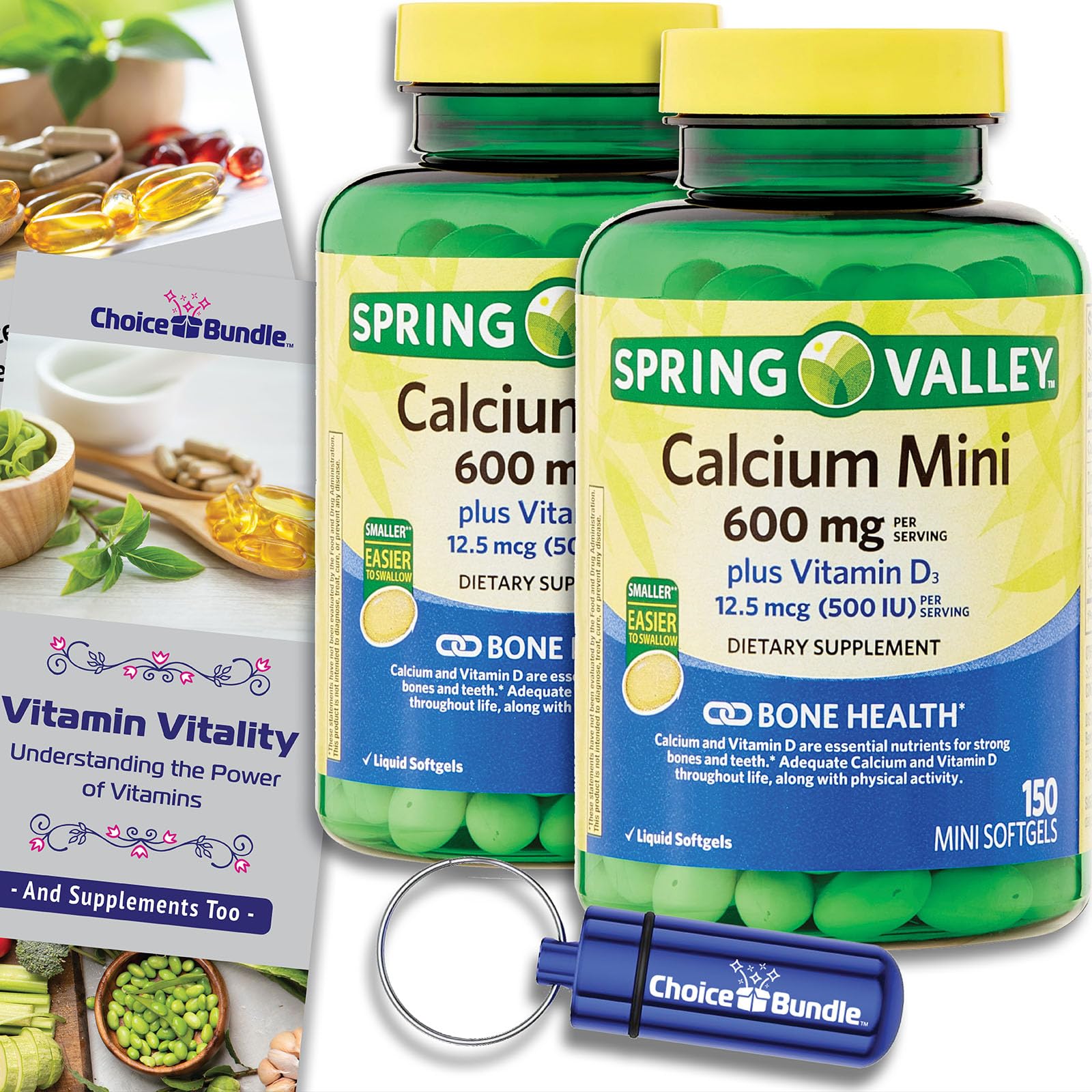 Spring Valley calcium softgels for bone health