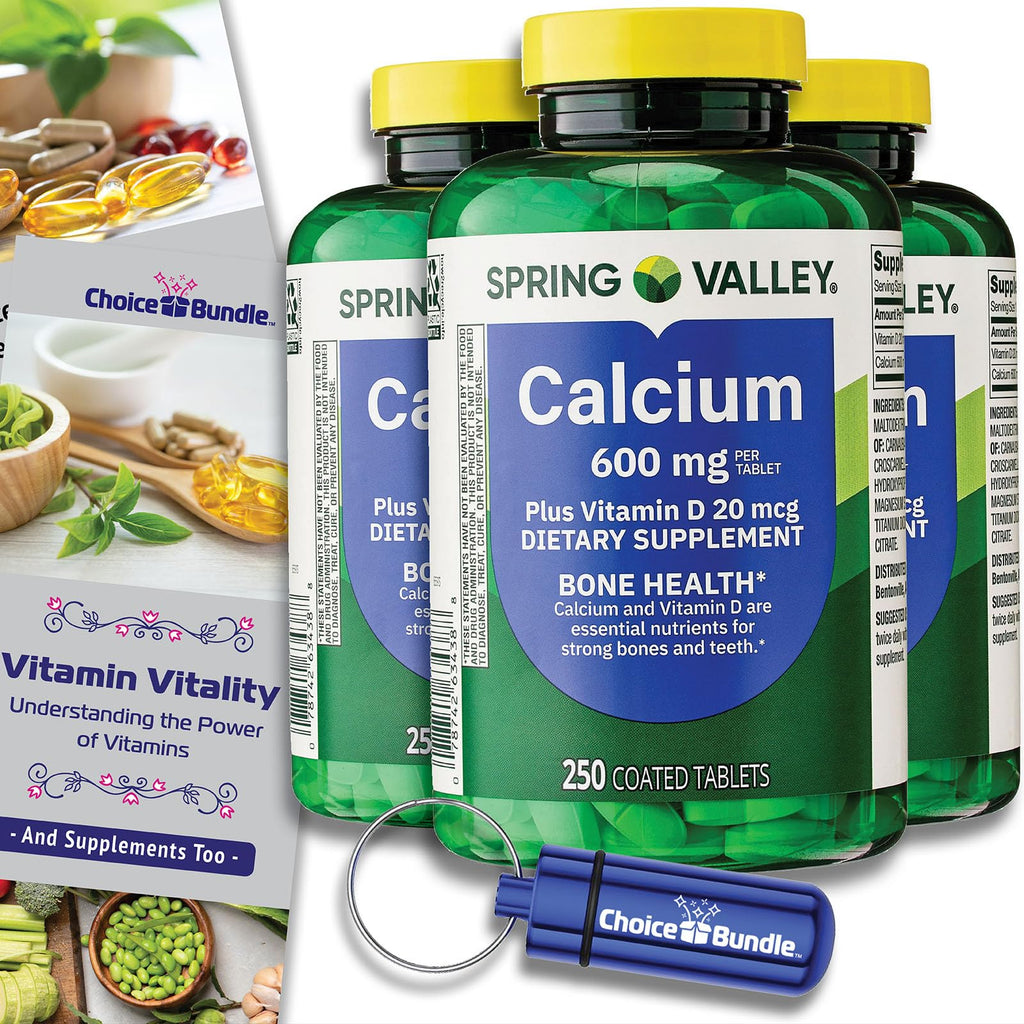 Spring Valley calcium supplement tablets