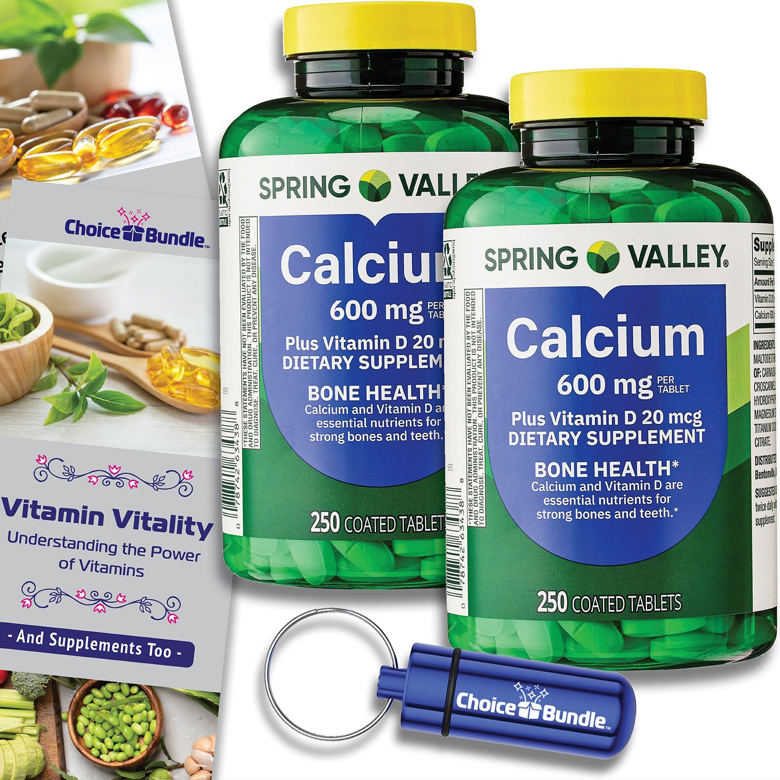 Spring Valley calcium tablets 600 mg