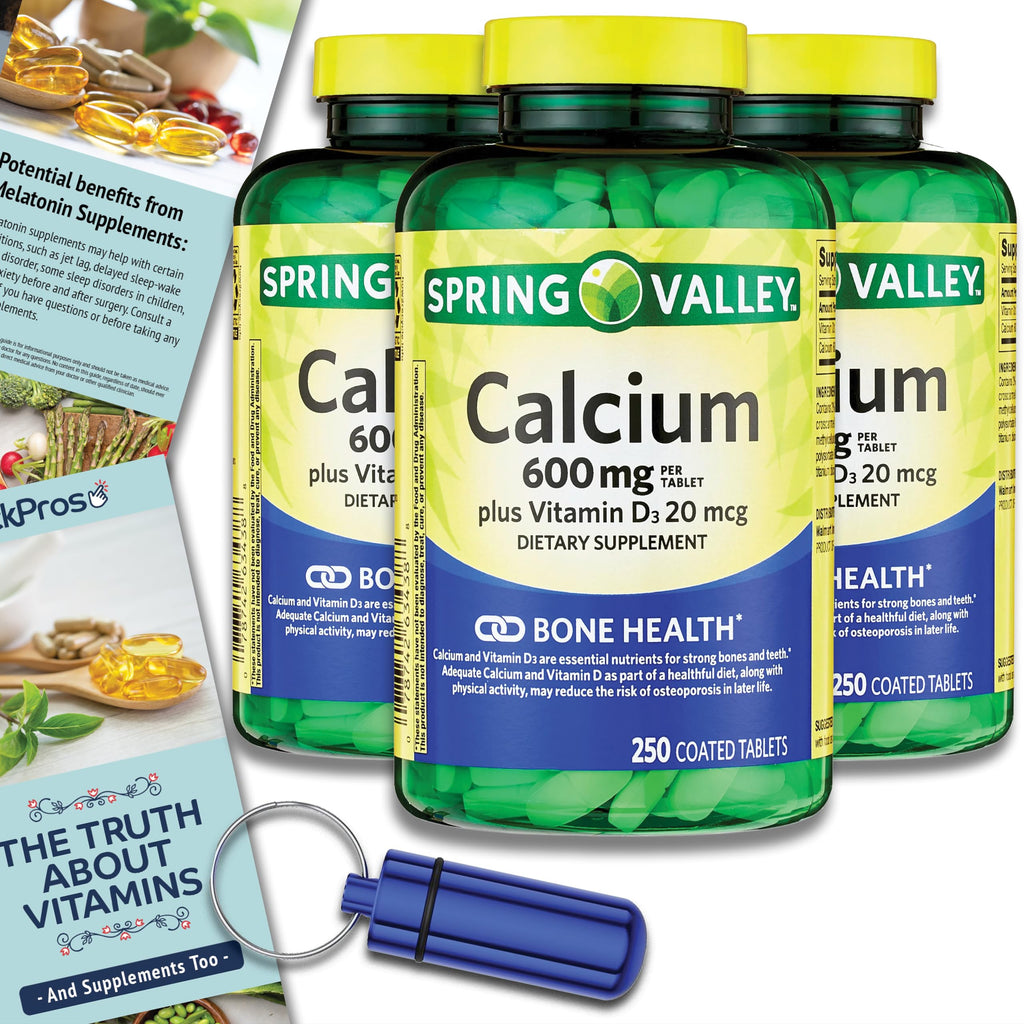 Spring Valley calcium tablets bundle