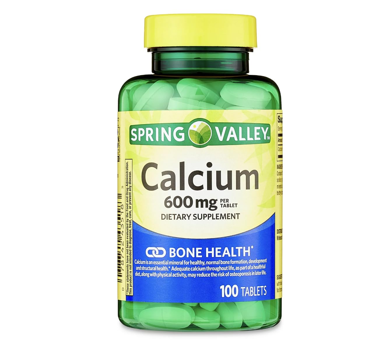 Spring Valley calcium tablets for bone health