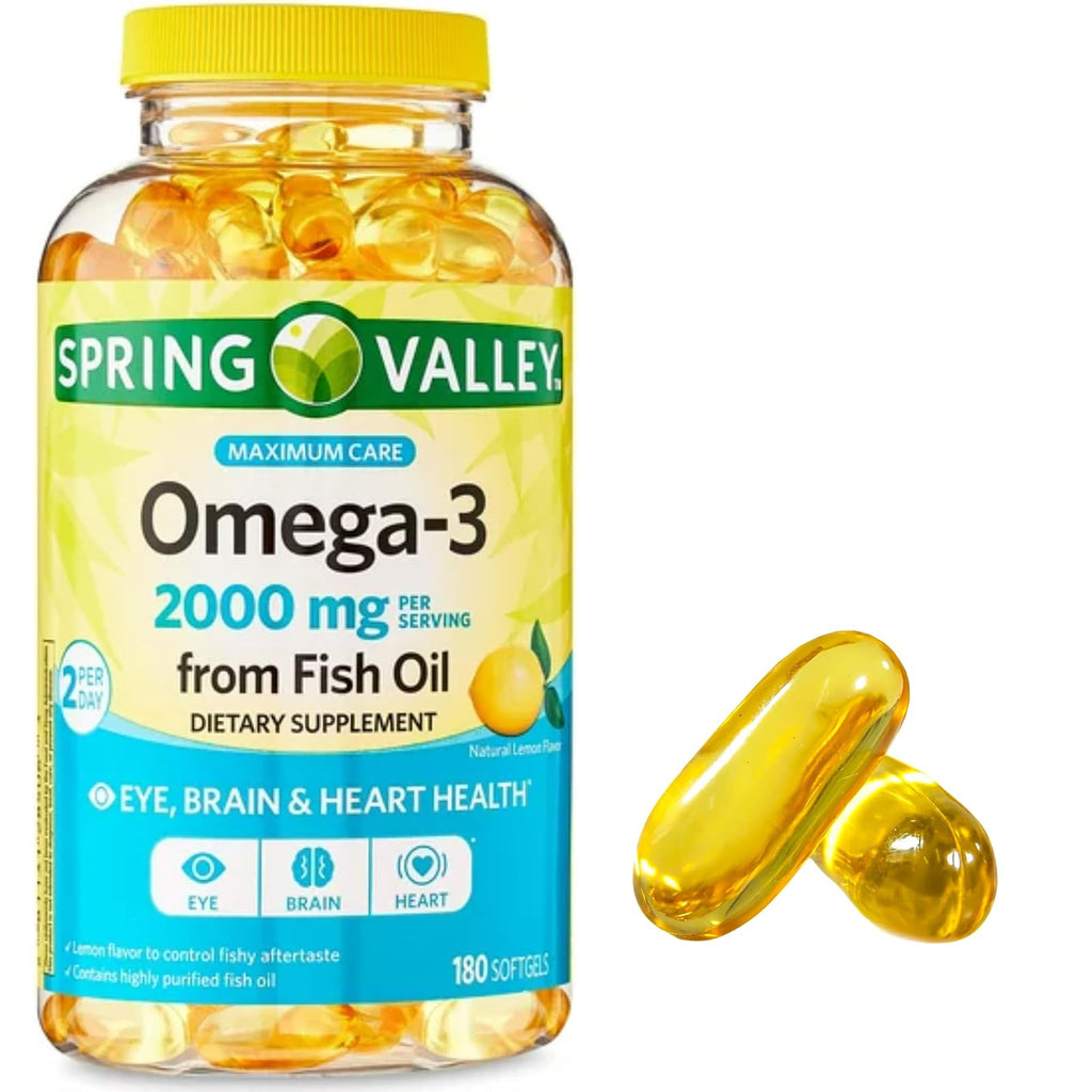 Spring Valley fish oil for overall wellness