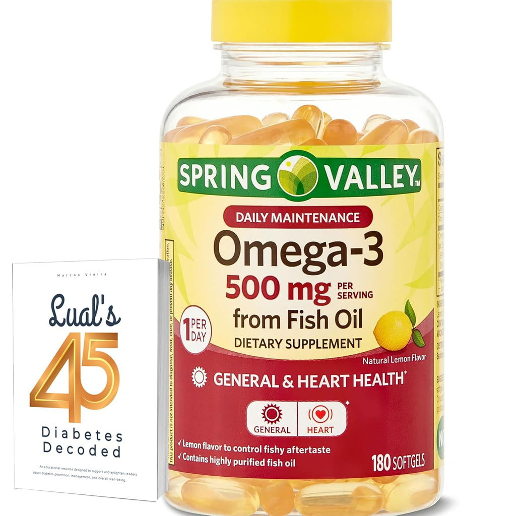 Spring Valley fish oil softgels