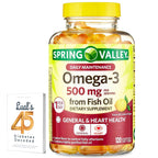 Spring Valley fish oil softgels