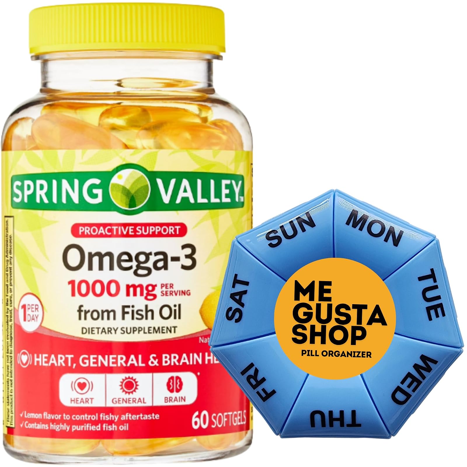 Spring Valley fish oil softgels