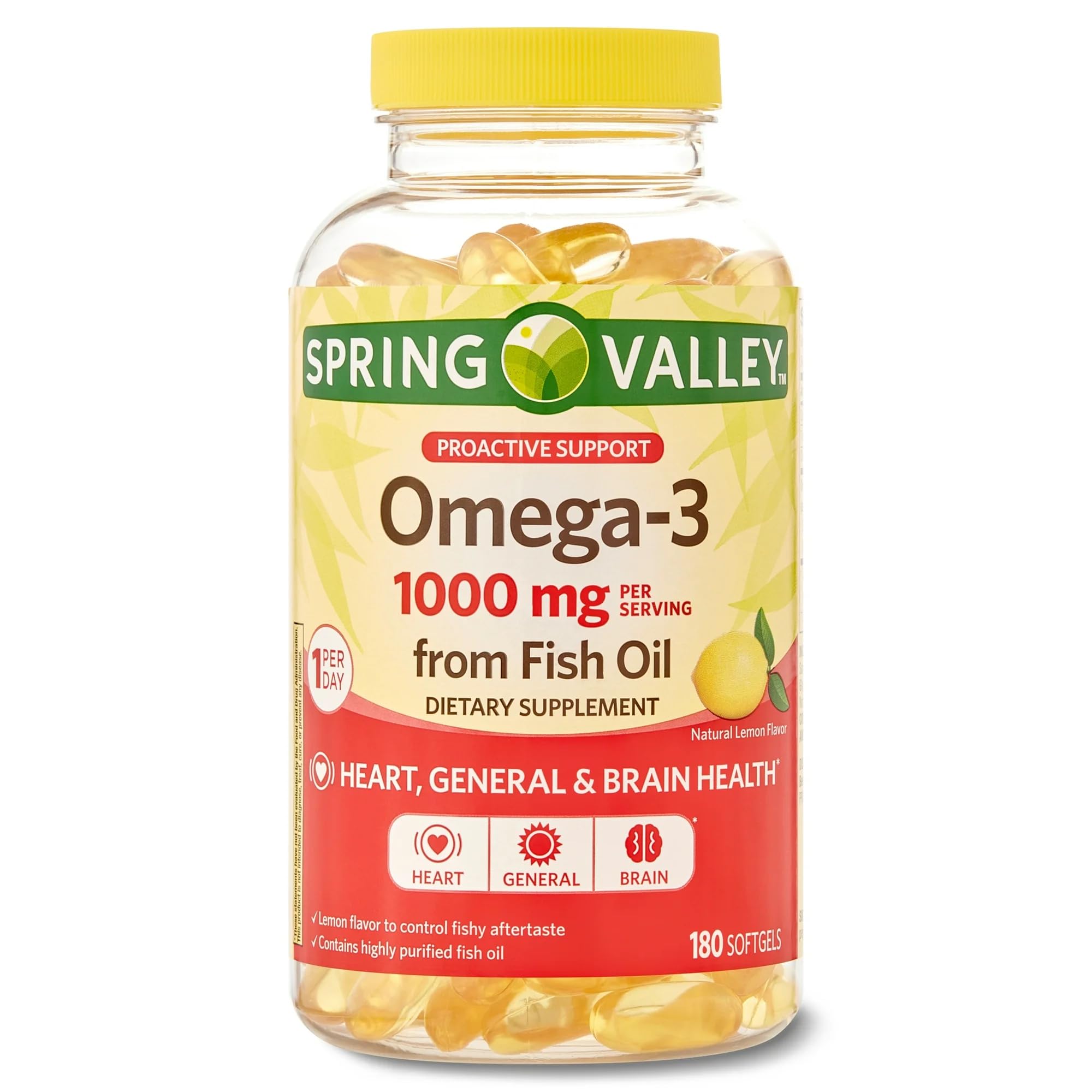 Spring Valley fish oil softgels