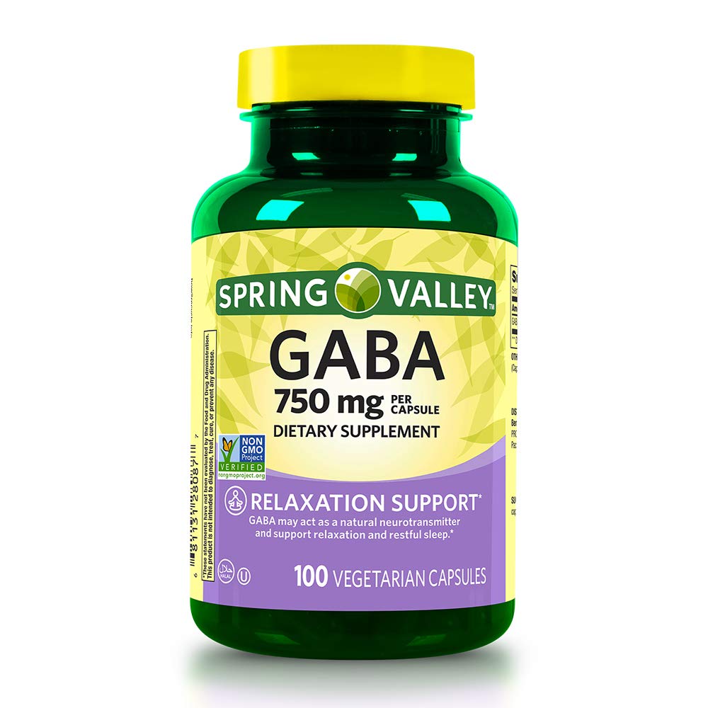 Spring Valley Gaba relaxation support capsules