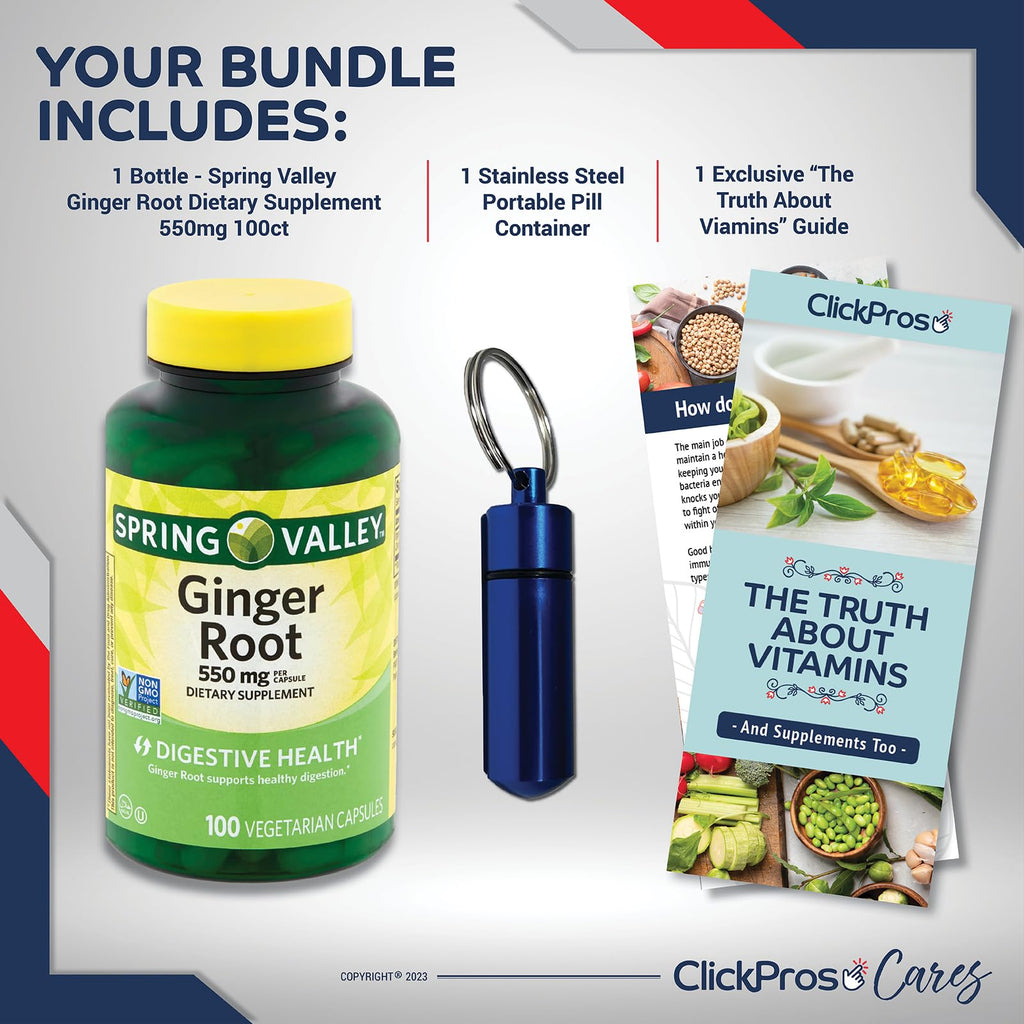 Spring Valley ginger for natural relief