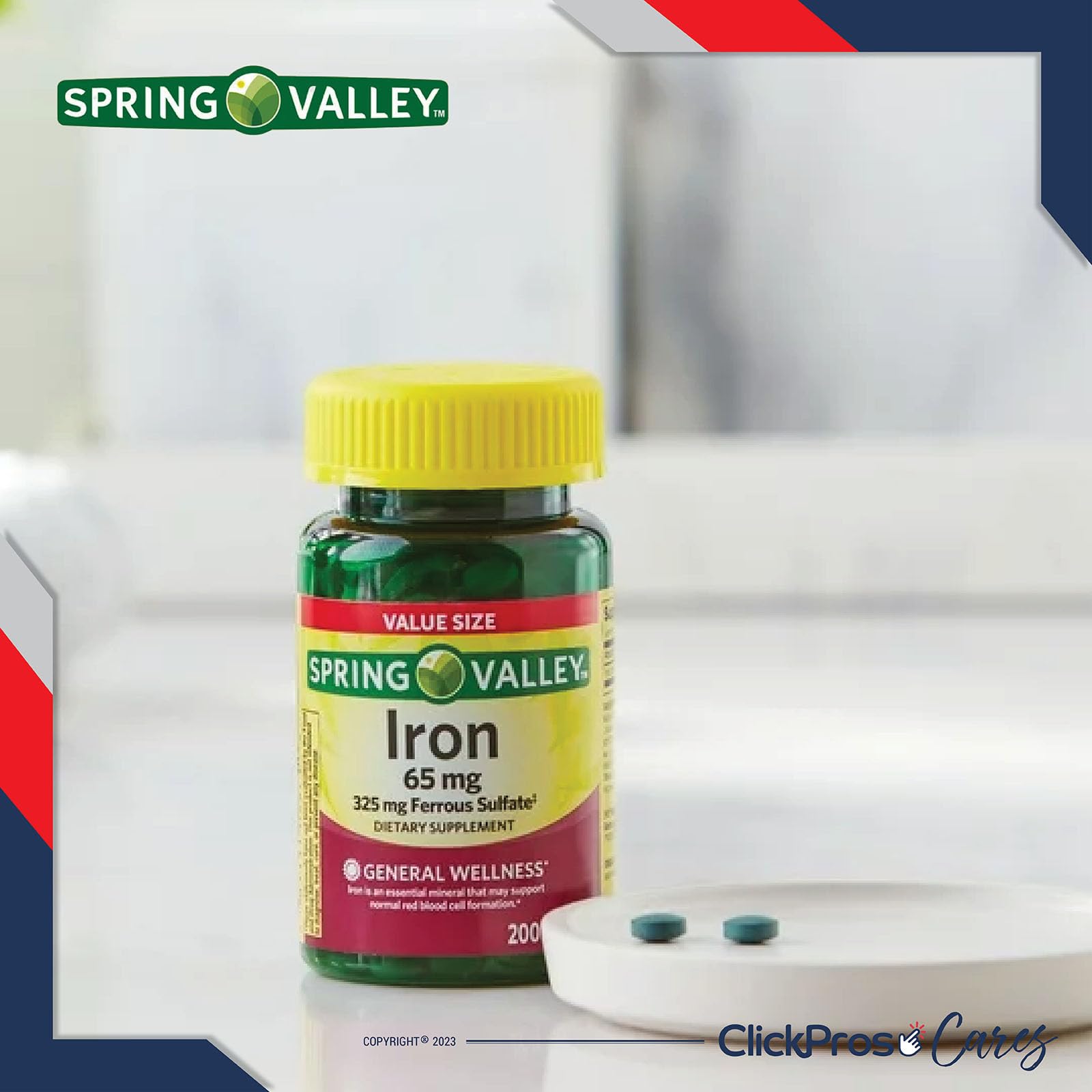 Spring Valley iron for fatigue relief