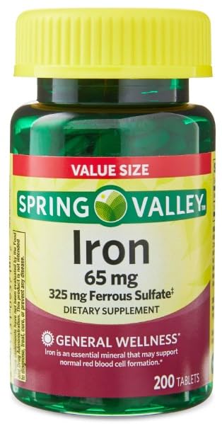 Spring Valley iron supplement for energy