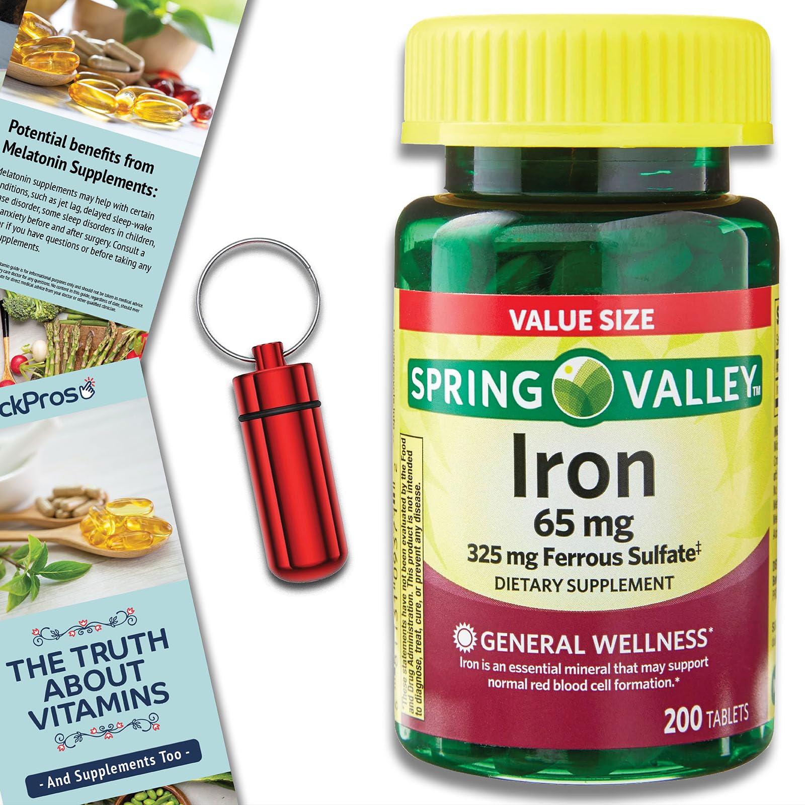 Spring Valley iron tablets for energy