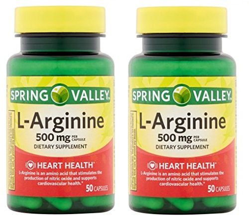 Spring Valley L-Arginine 500 mg capsules