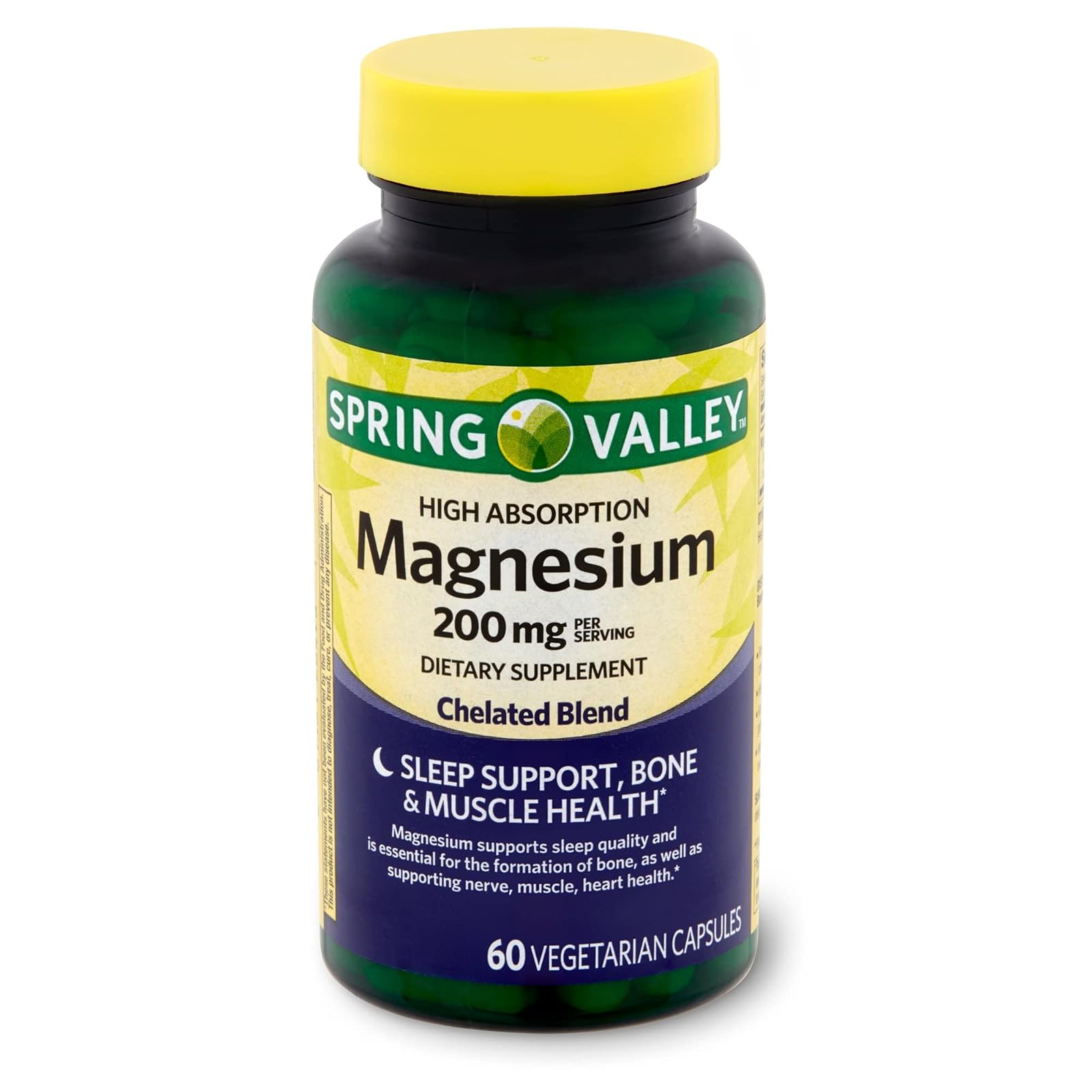 Spring Valley magnesium capsules for relaxation