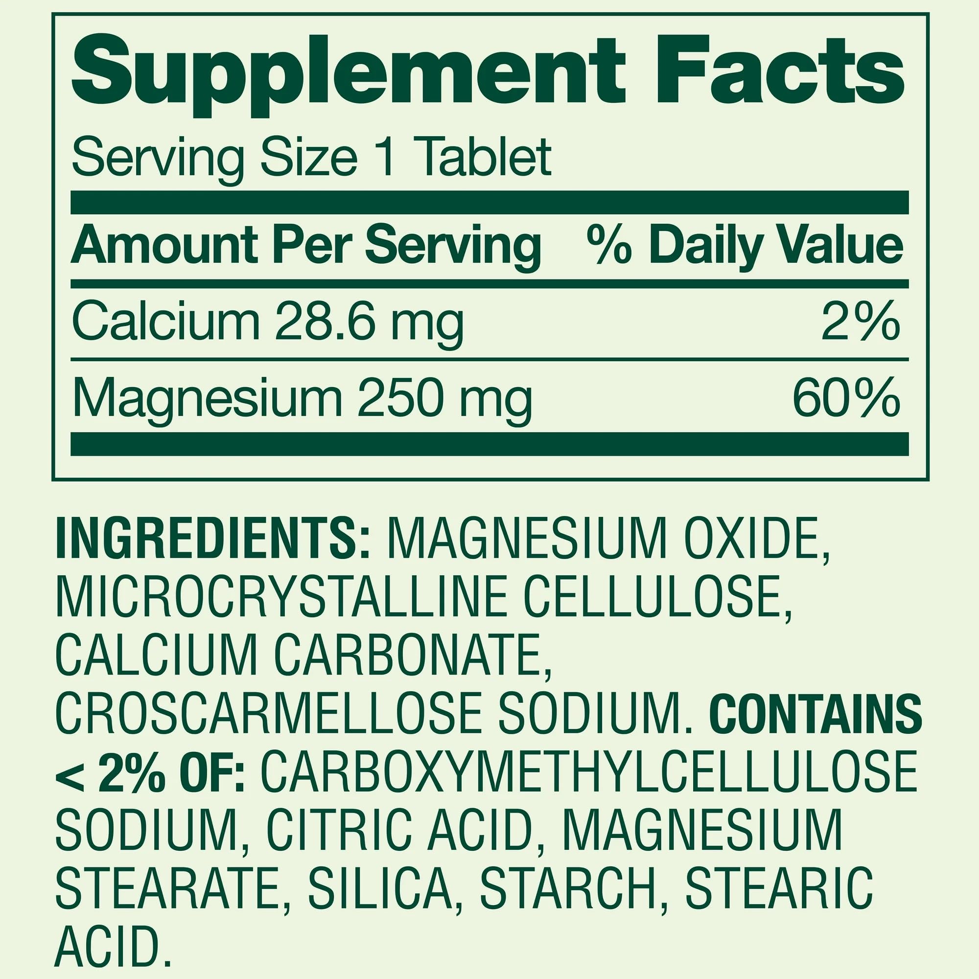 Spring Valley magnesium for relaxation