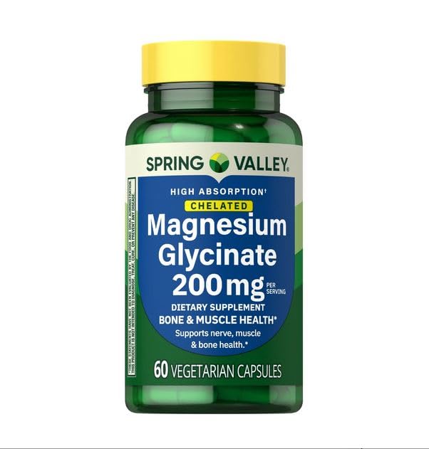 Spring Valley Magnesium Glycinate capsules