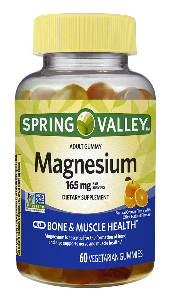 Spring Valley magnesium gummies for muscle support