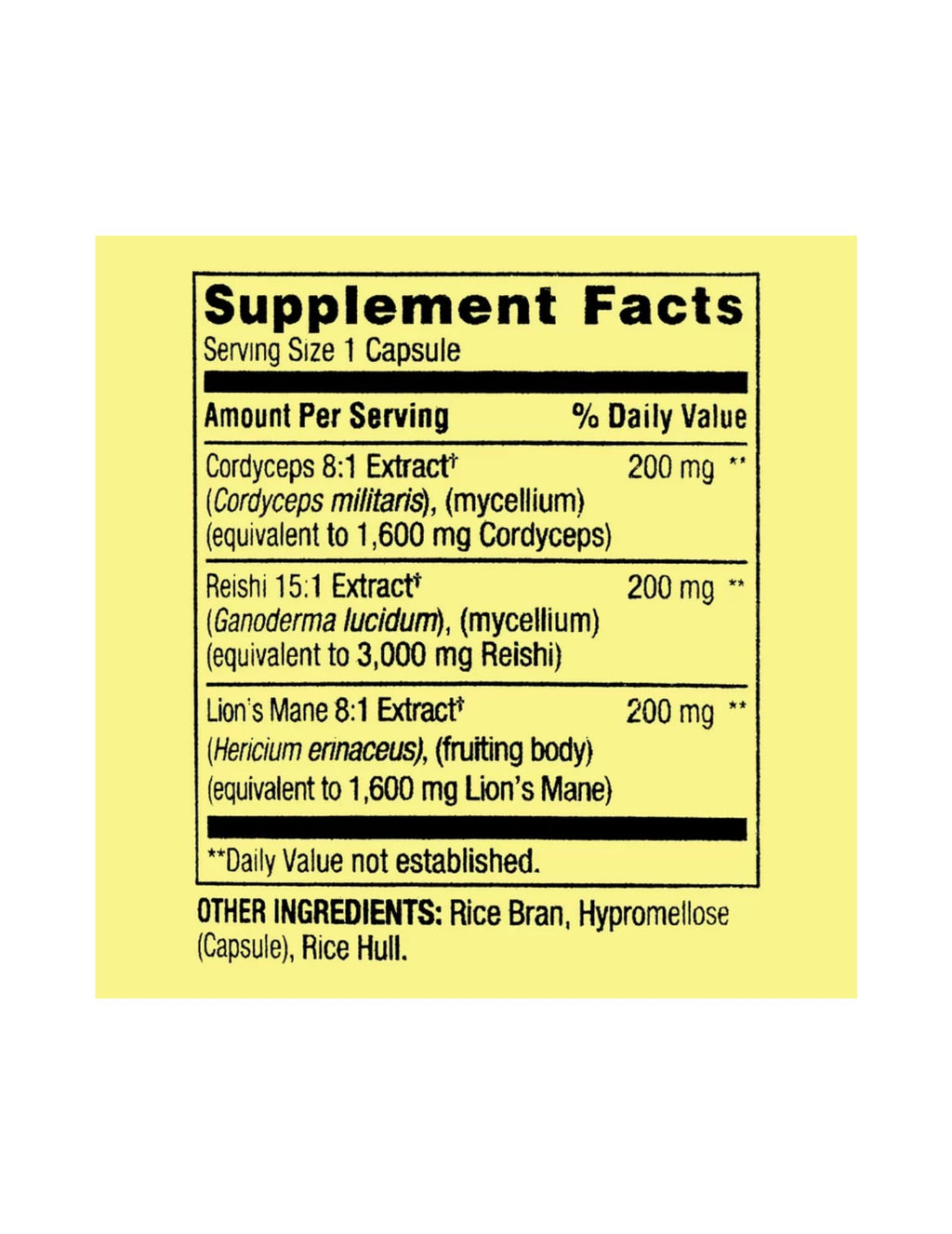 Spring Valley mushroom health benefits