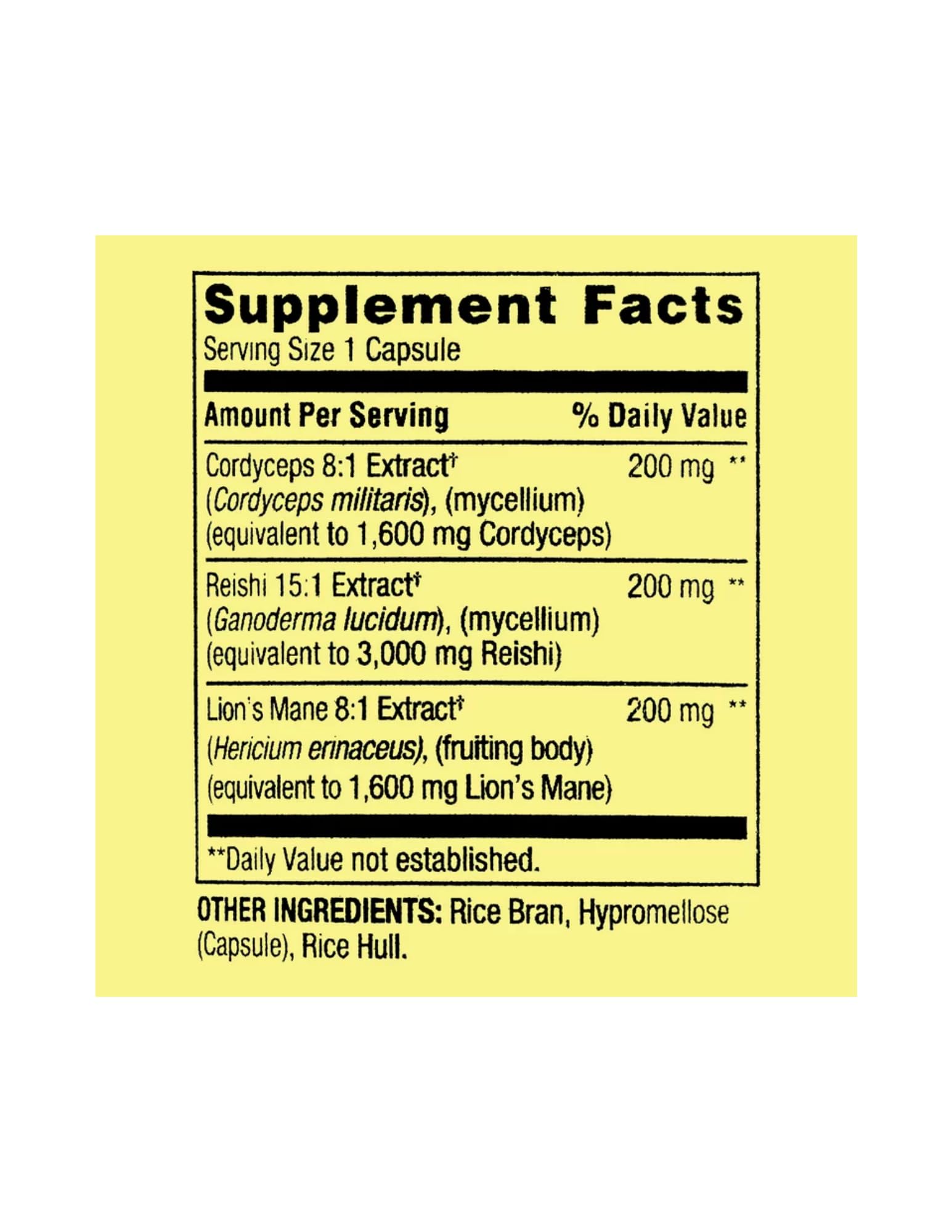 Spring Valley mushroom health benefits