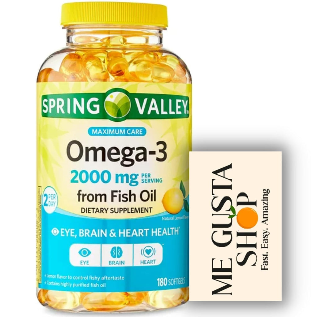 Spring Valley Omega 3 fish oil benefits