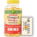 Spring Valley Omega-3 fish oil soft gels