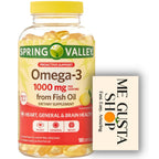 Spring Valley Omega-3 fish oil soft gels