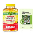 Spring Valley Omega-3 fish oil softgels