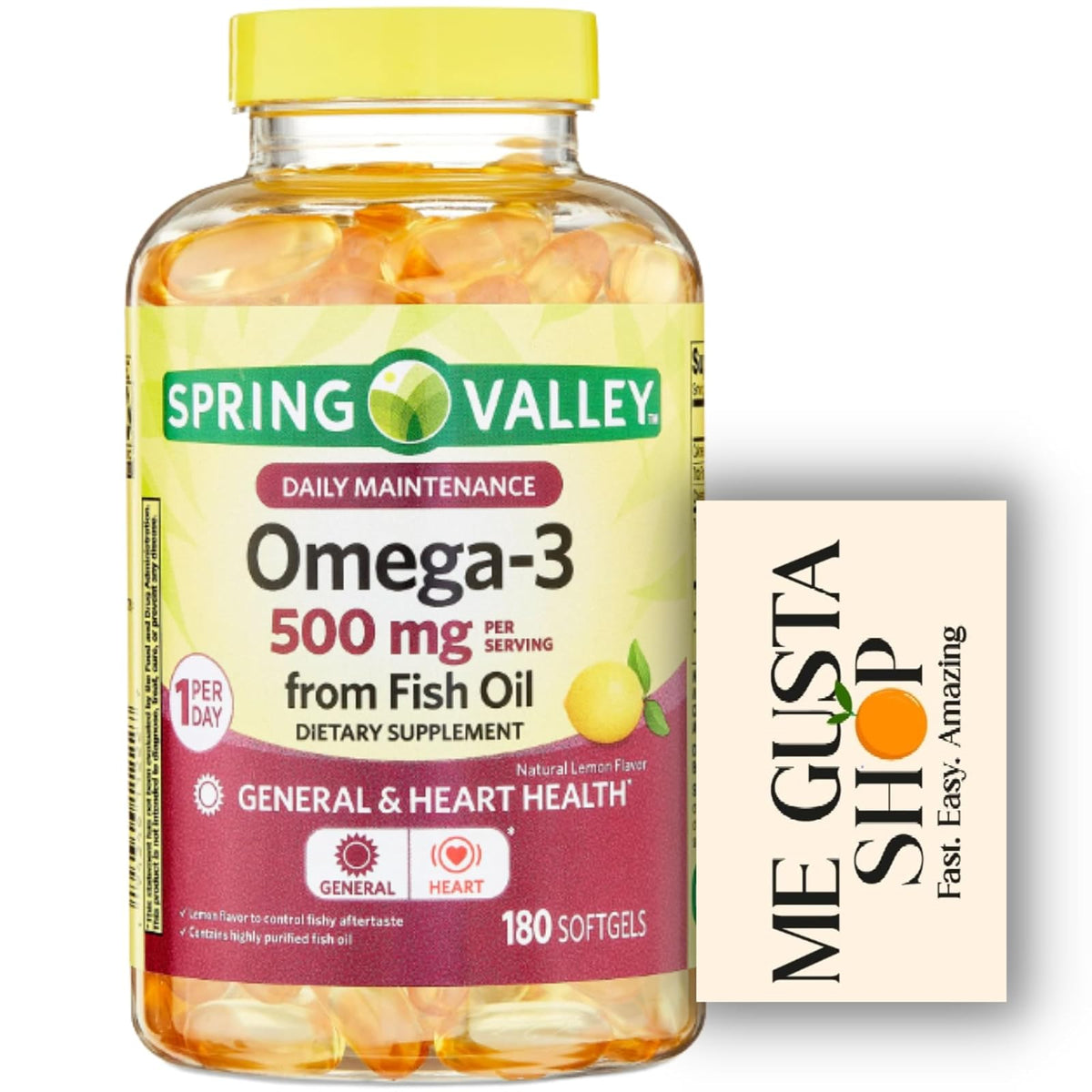 Spring Valley Omega 3 softgels