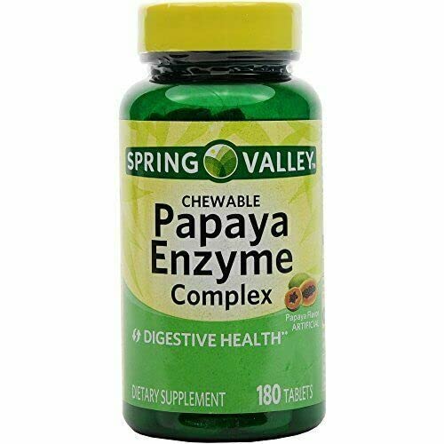 Spring Valley papaya enzyme chewables for digestion