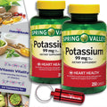 Spring Valley potassium caplets for heart health