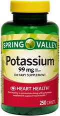 Spring Valley potassium caplets for wellness