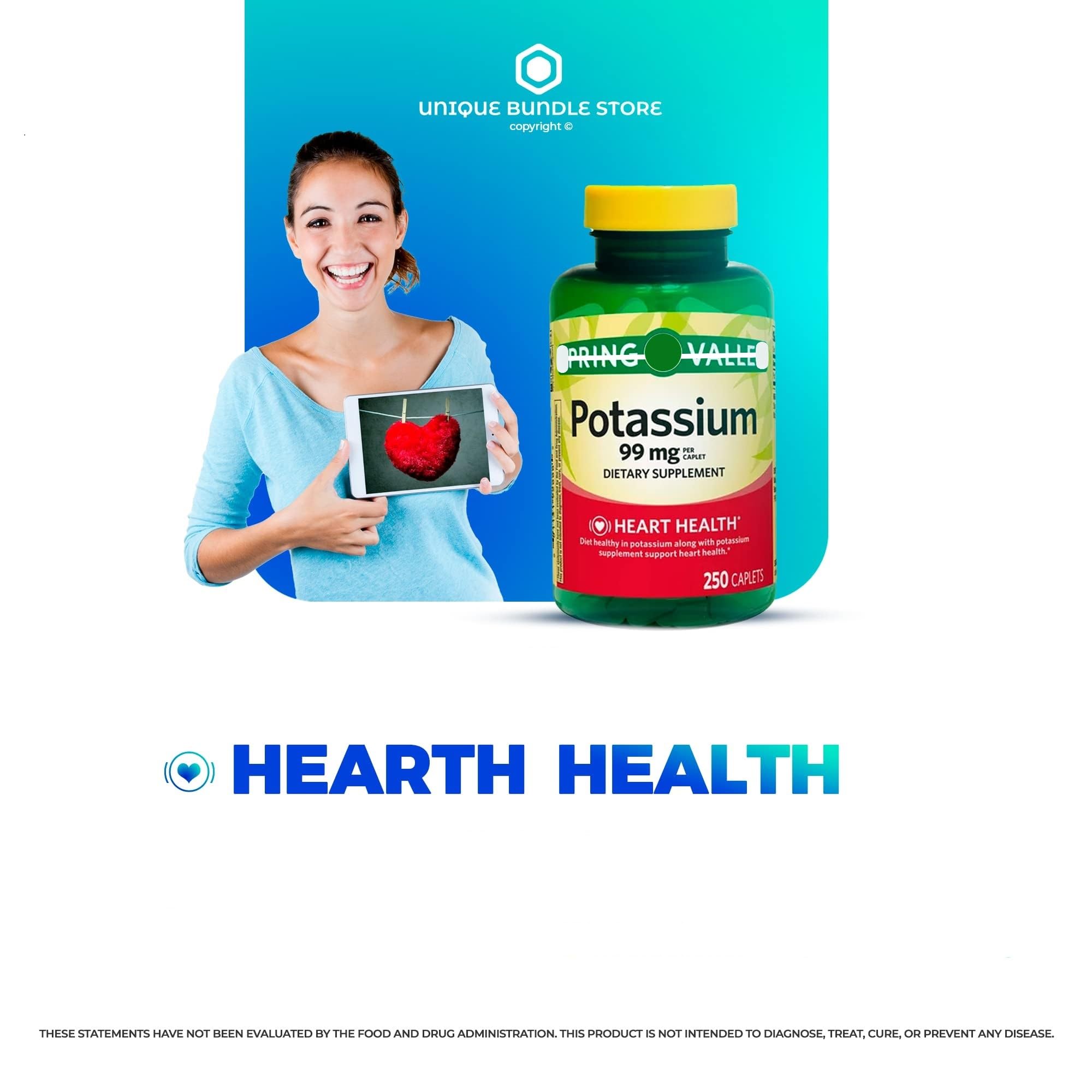 Spring Valley potassium for heart health