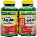 Spring Valley potassium supplement tablets