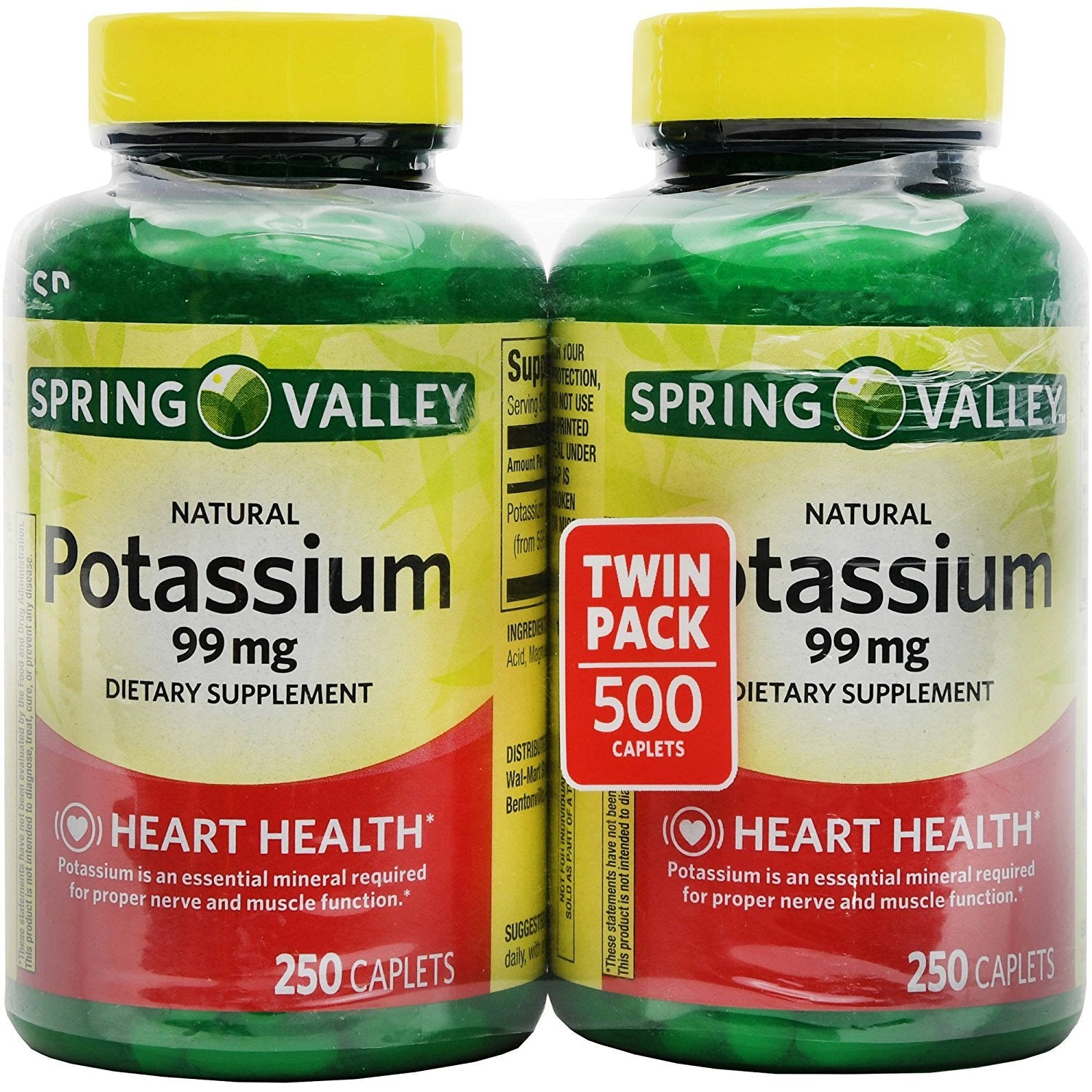 Spring Valley potassium supplement tablets