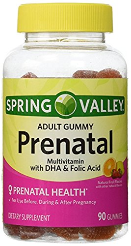 Spring Valley prenatal vitamins gummies pack