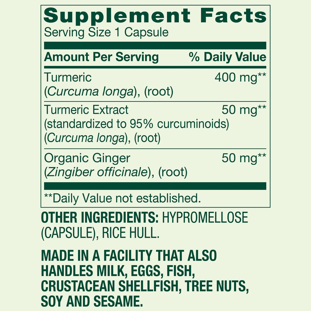 Spring Valley turmeric 500mg benefits