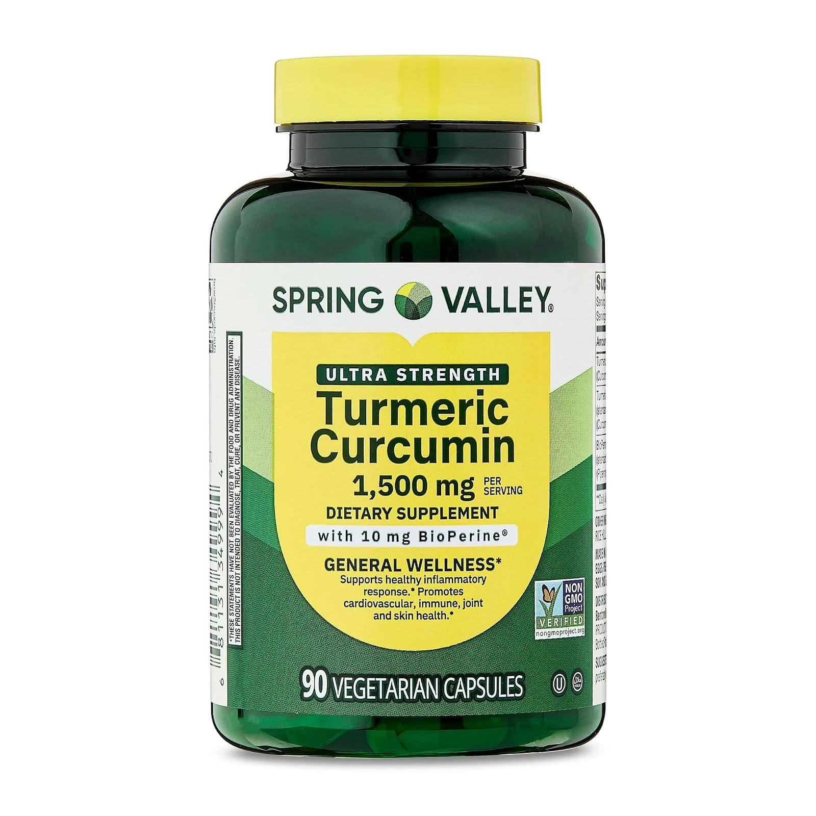 Spring Valley turmeric curcumin capsules